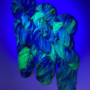 Hand Dyed Yarn Starry Night - Etsy