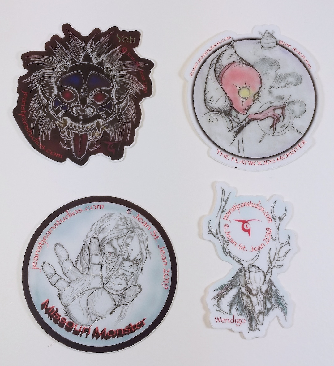 Cryptid Sticker Set #2 - Etsy
