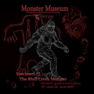 Monster Museum Exhibit # 3: Bluff Creek Monster - Etsy