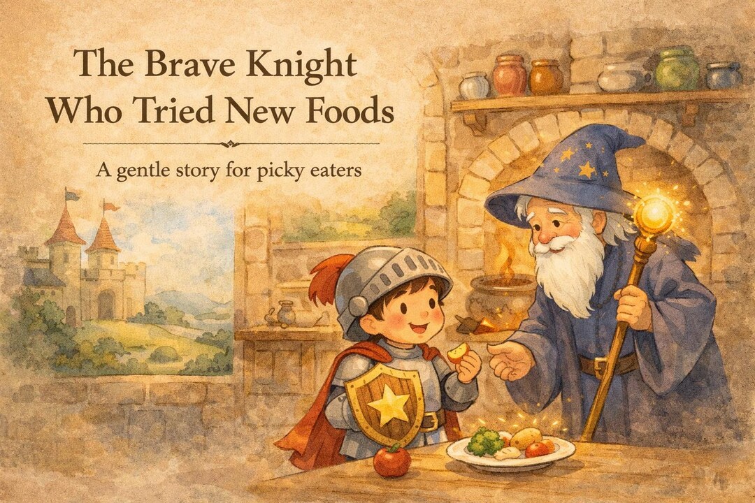 The Brave Knight Who Tried New Foods Gentle Story for Picky Eaters ...
