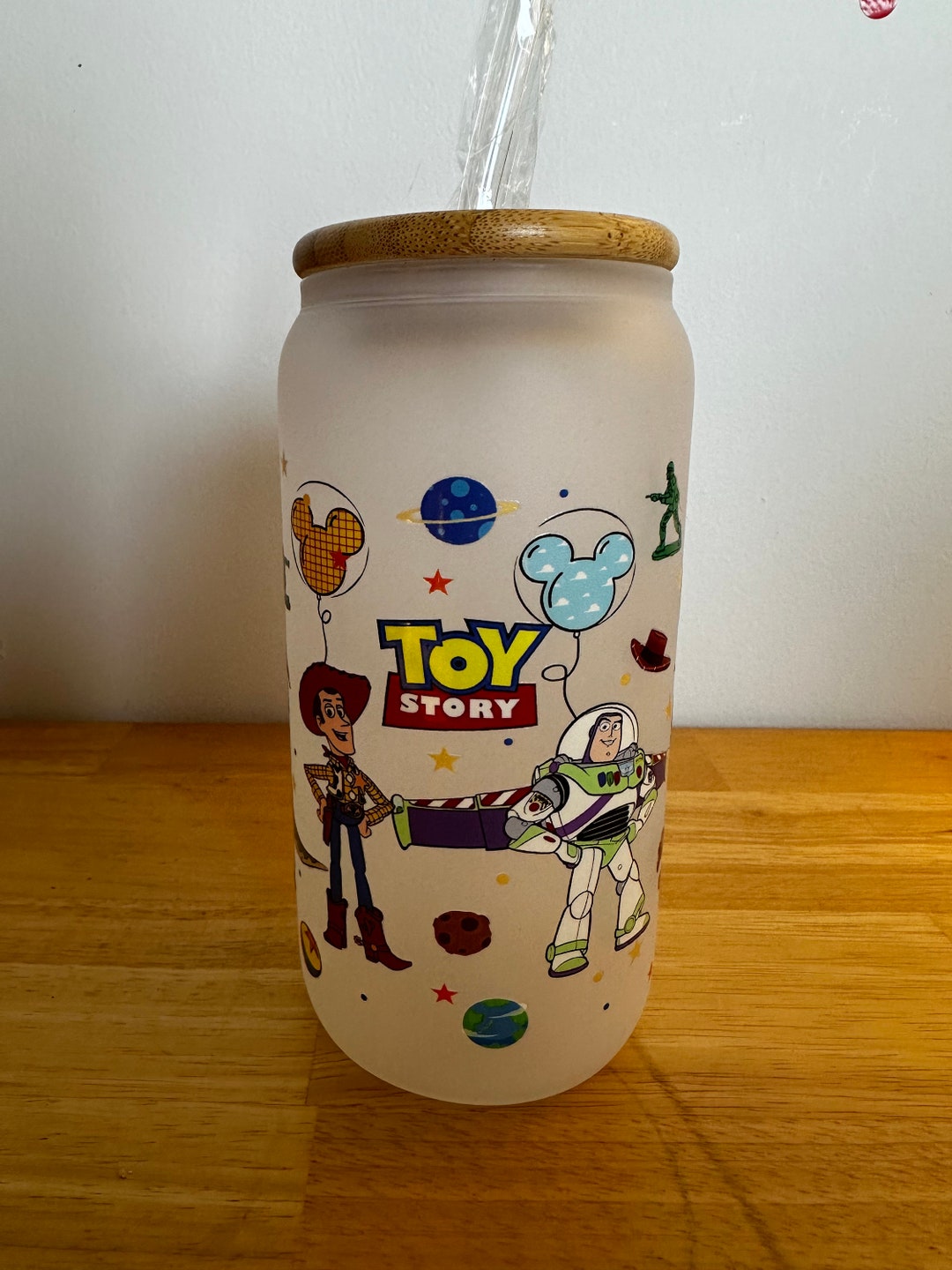 UV Printed Toy Story Glass Can - Etsy