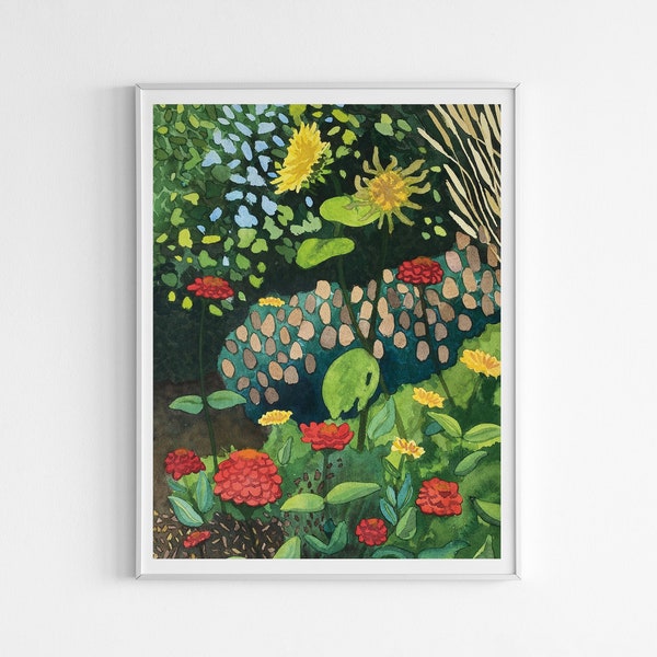 Abstract Garden - Etsy
