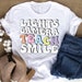 Lights Camera Teach Smile Shirt Png, Funny Teacher Tee, Groovy Teacher ...