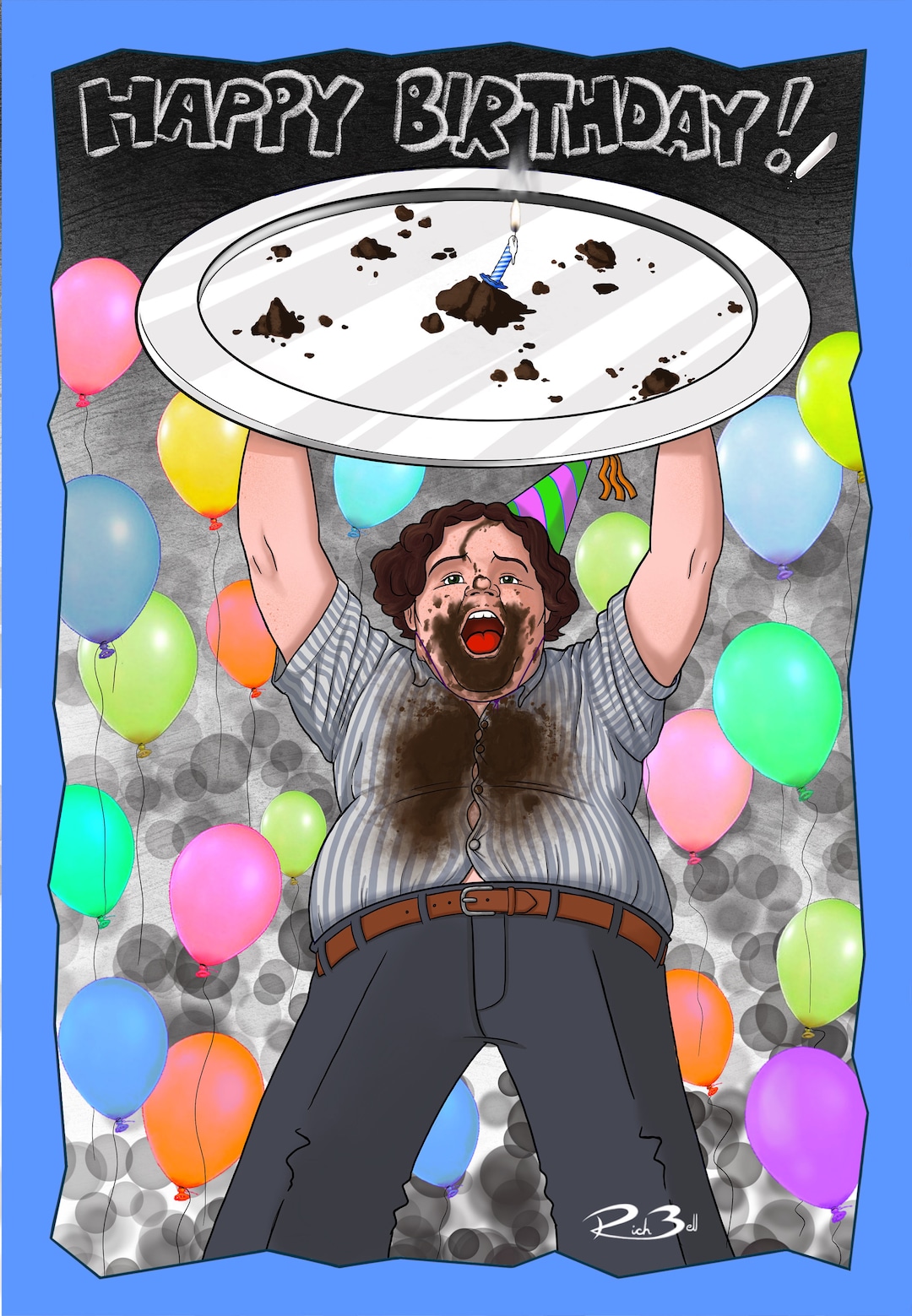 Happy Birthday Brucie Card / Matilda / Bruce / Jokes / Cartoon Card ...