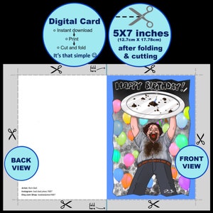 Happy Birthday Bruce Card / Printable Birthday Card / Digital Card ...