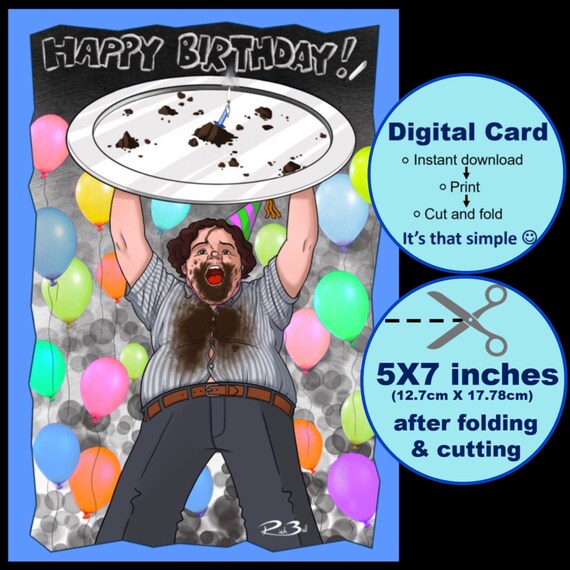 Happy Birthday Bruce Card / Printable Birthday Card / Digital - Etsy