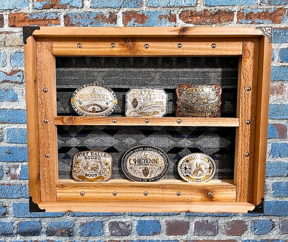 Custom Farmhouse Buckle Rack Buckle Display Case BUILD To Canada ...