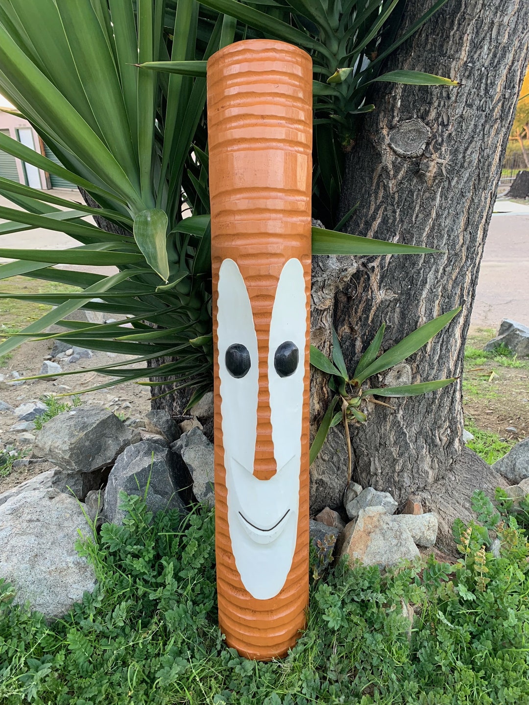 Tiki Bob Wood Mask Tropical Bar Patio Decor 39x 6in - Etsy