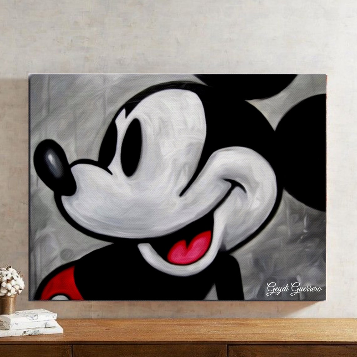 DIY Paint and Sip Kit Mickey Mouse Painting Kit Teens | Etsy