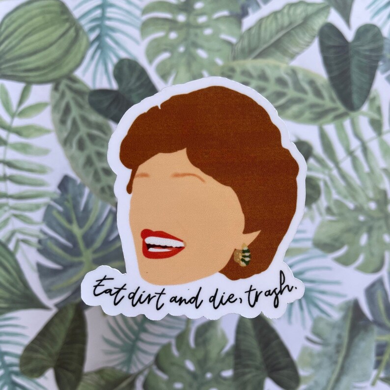 The Golden Girls Blanche Sticker - Etsy