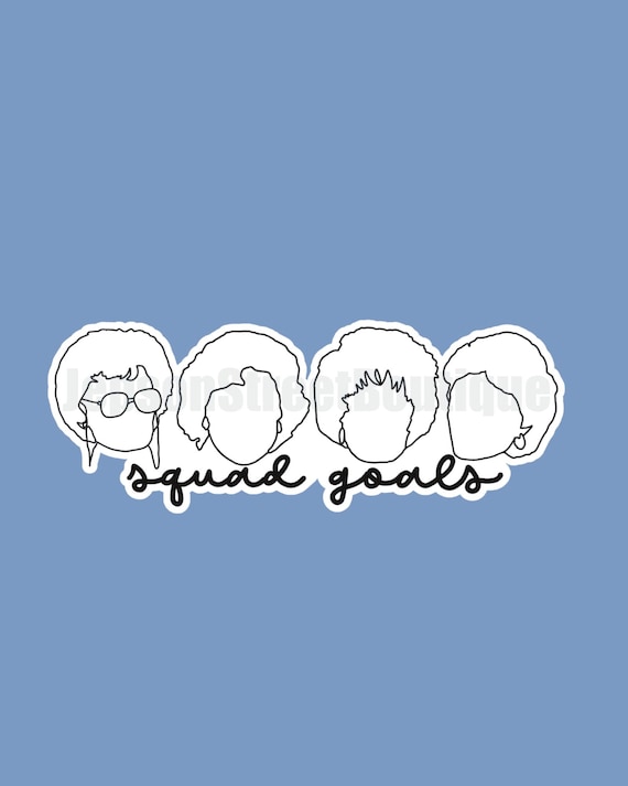 The Golden Girls Squad Goals Sticker | Etsy