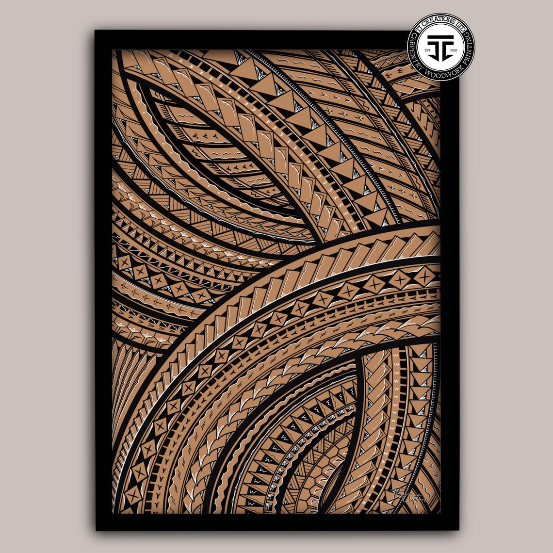 Polynesian Artwork Home Decoration Wall Hanging Signs Gift - Etsy