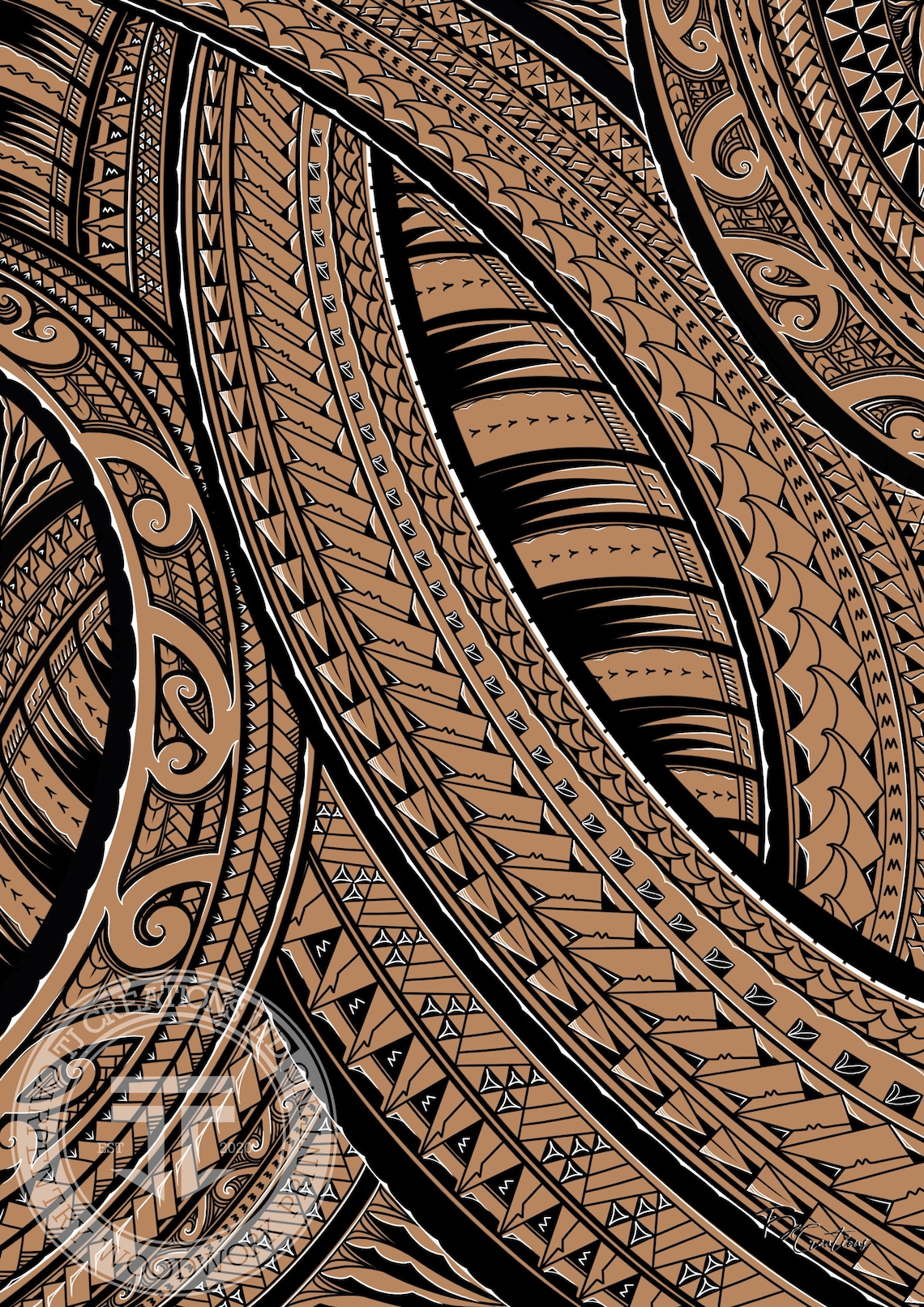 A3 Polynesian Artwork Home Decoration Wall Handing Signs - Etsy