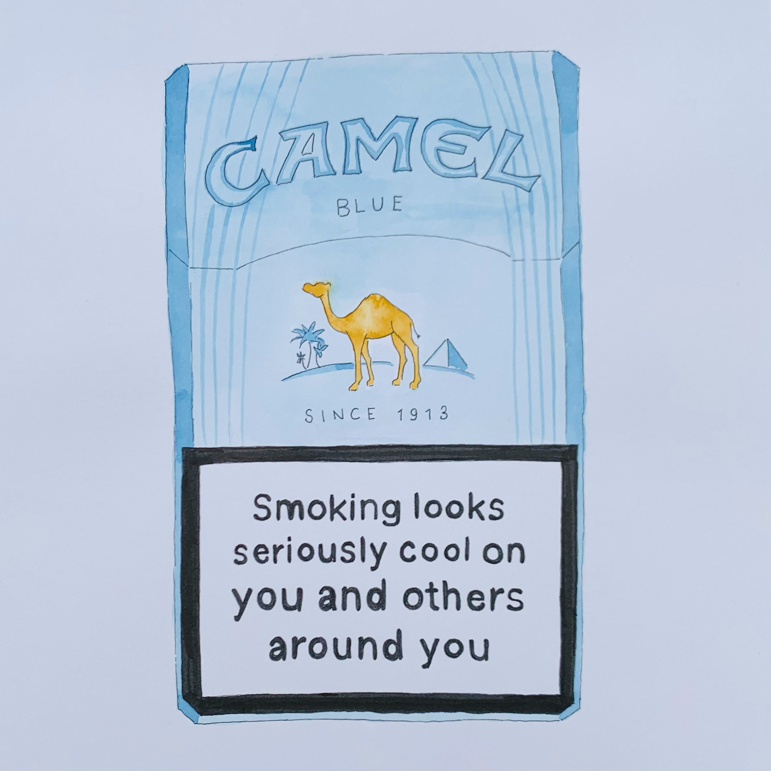 Camel Cigarettes Blue