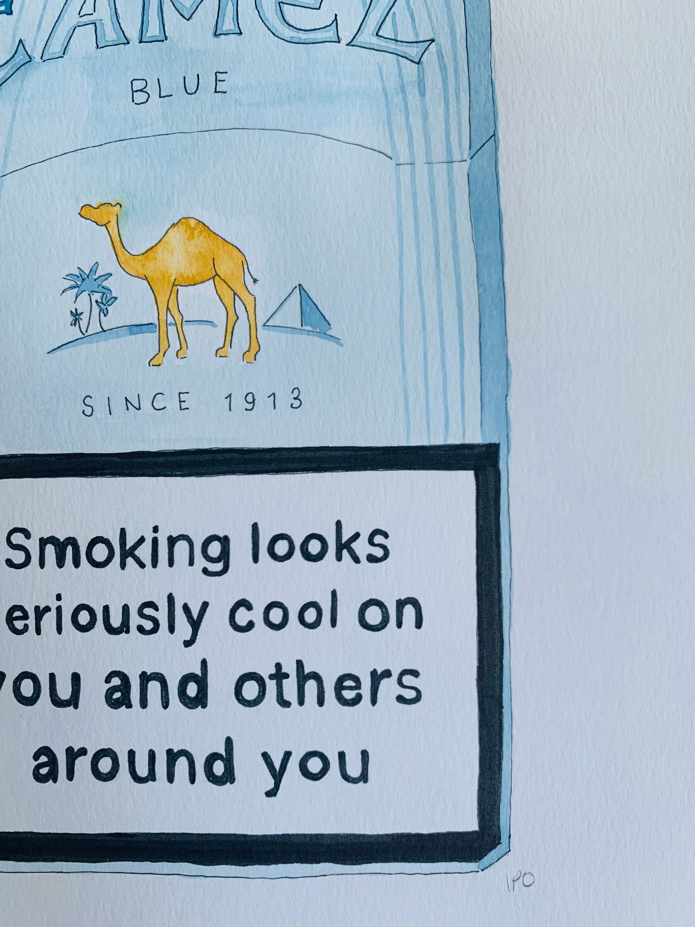Camel Cigarettes Blue