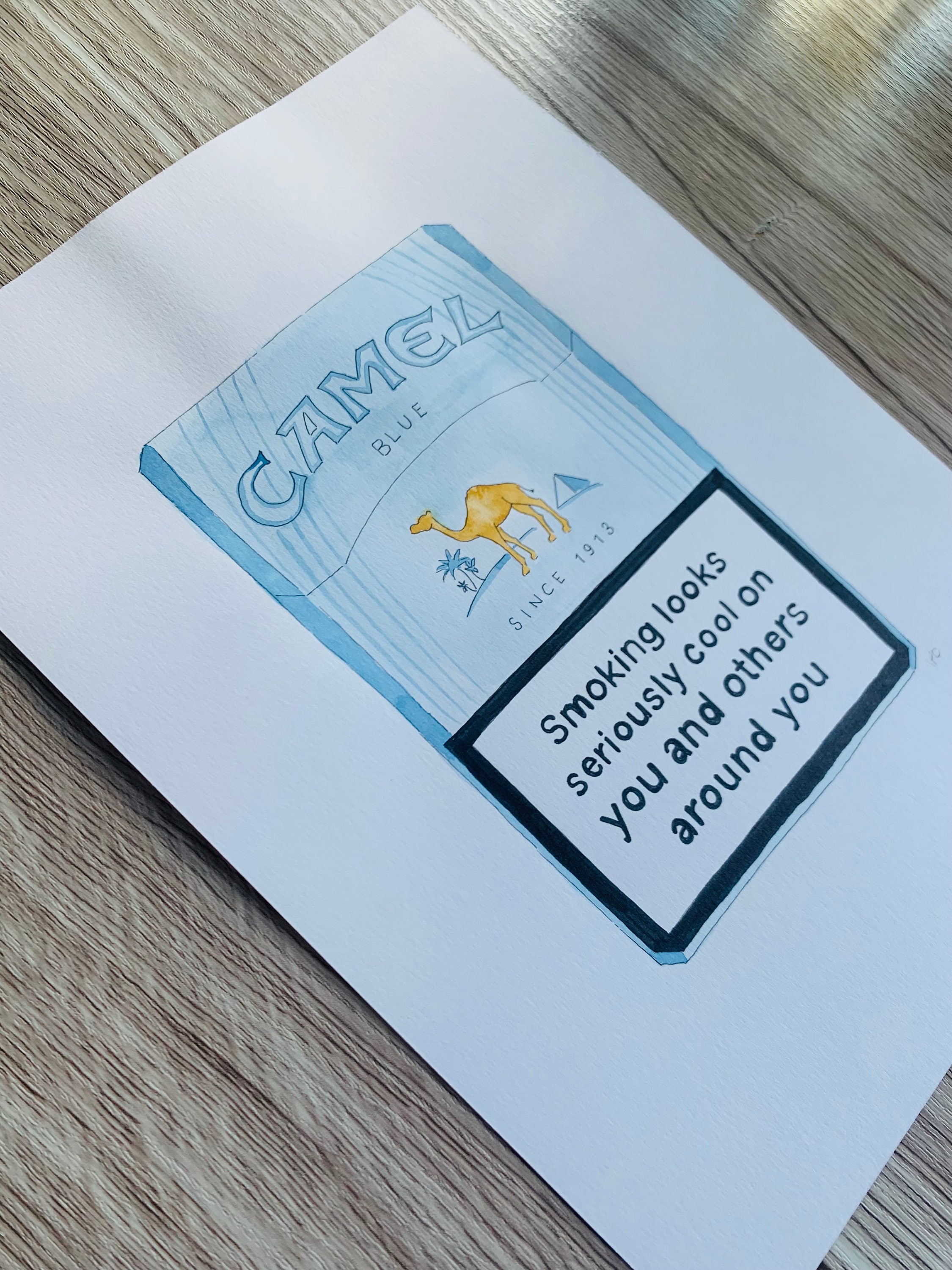 Camel Cigarettes Blue