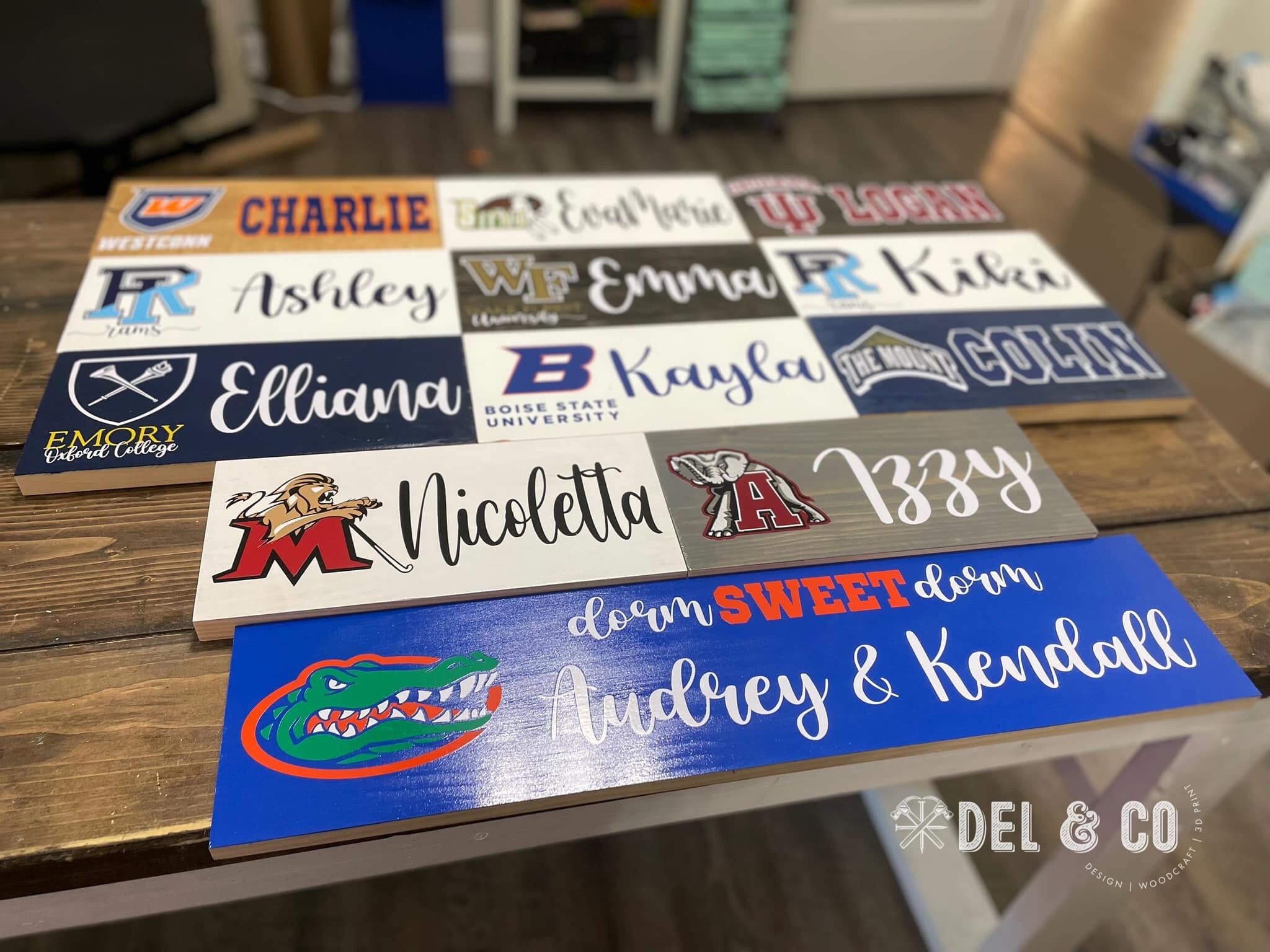 Personalized College Dorm Sign for Roommates (2 or More Names) - Etsy
