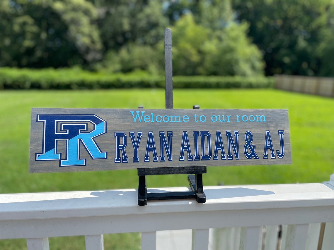 Personalized College Dorm Sign for Roommates (2 or More Names) - Etsy