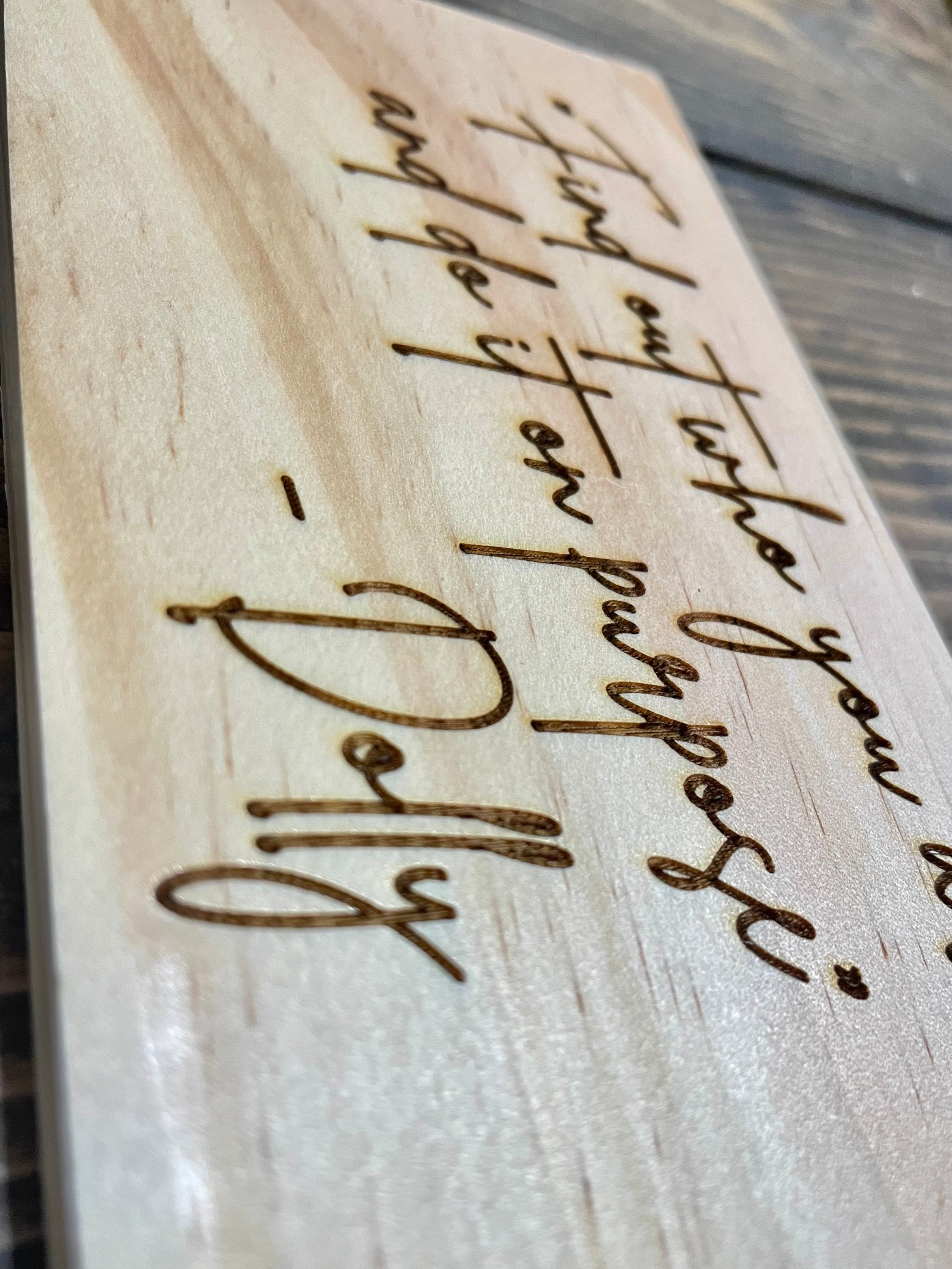 Dolly Parton Inspired Quote Sign Find Out Who You Are - Etsy