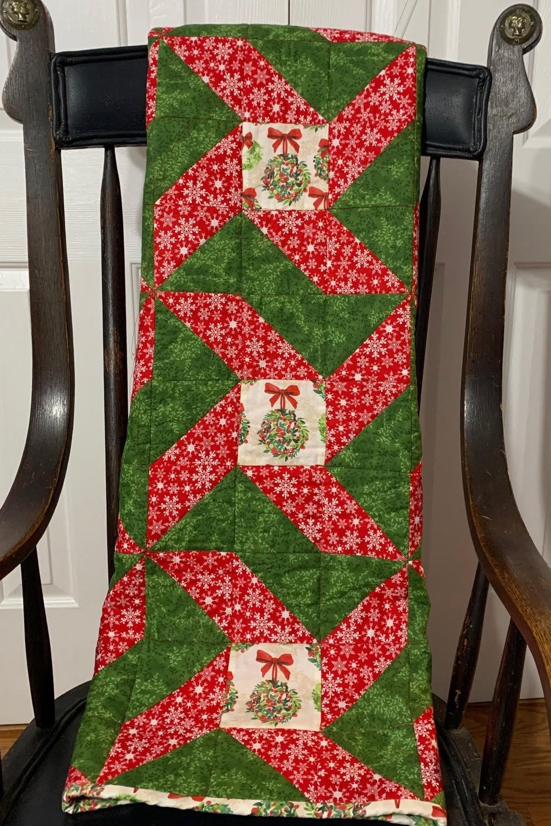 Christmas Quilt - Etsy