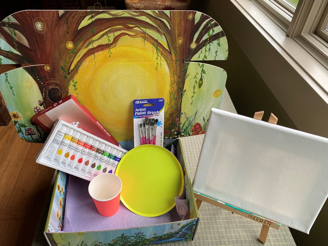 Painting Art Kit DIY Create Your Own Fairy House - Etsy Painting Art Kit DIY Create Your Own Fairy House - Etsy