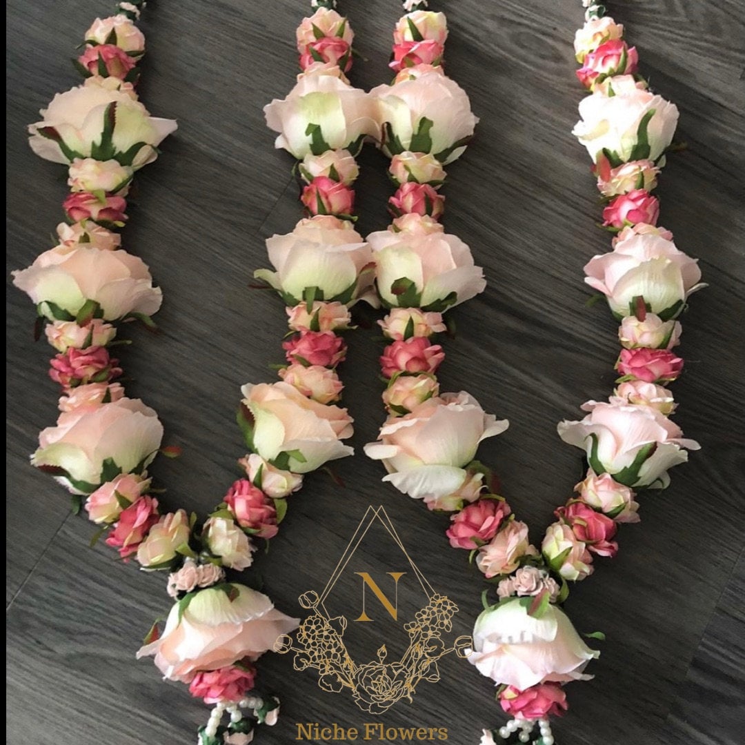 Luxury Royal Rose Wedding Garlands Bride Groom Garlands - Etsy