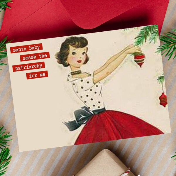 1950s Christmas Card - Etsy
