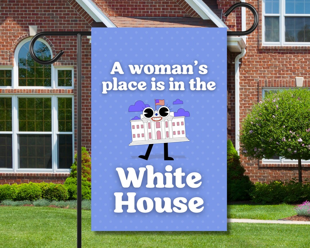 Kamala Harris Walz 2024 Liberal Lawn Sign A Woman's Place is in the ...