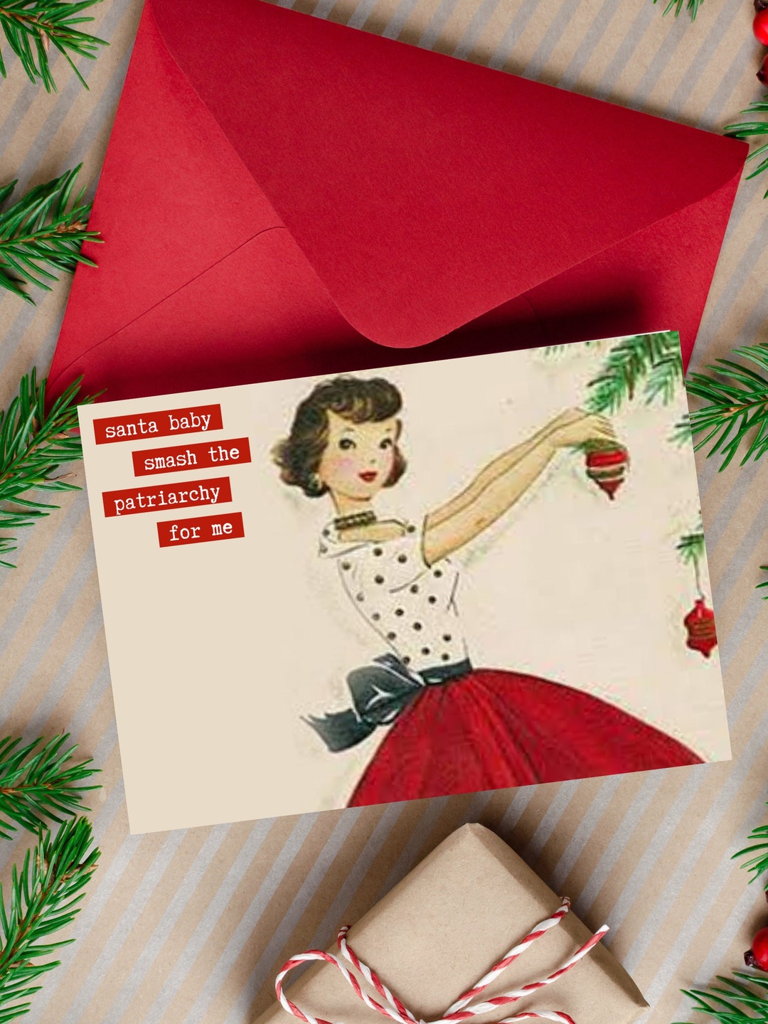 Santa Baby Smash Patriarchy Christmas Activist Feminist Pro Choice ...
