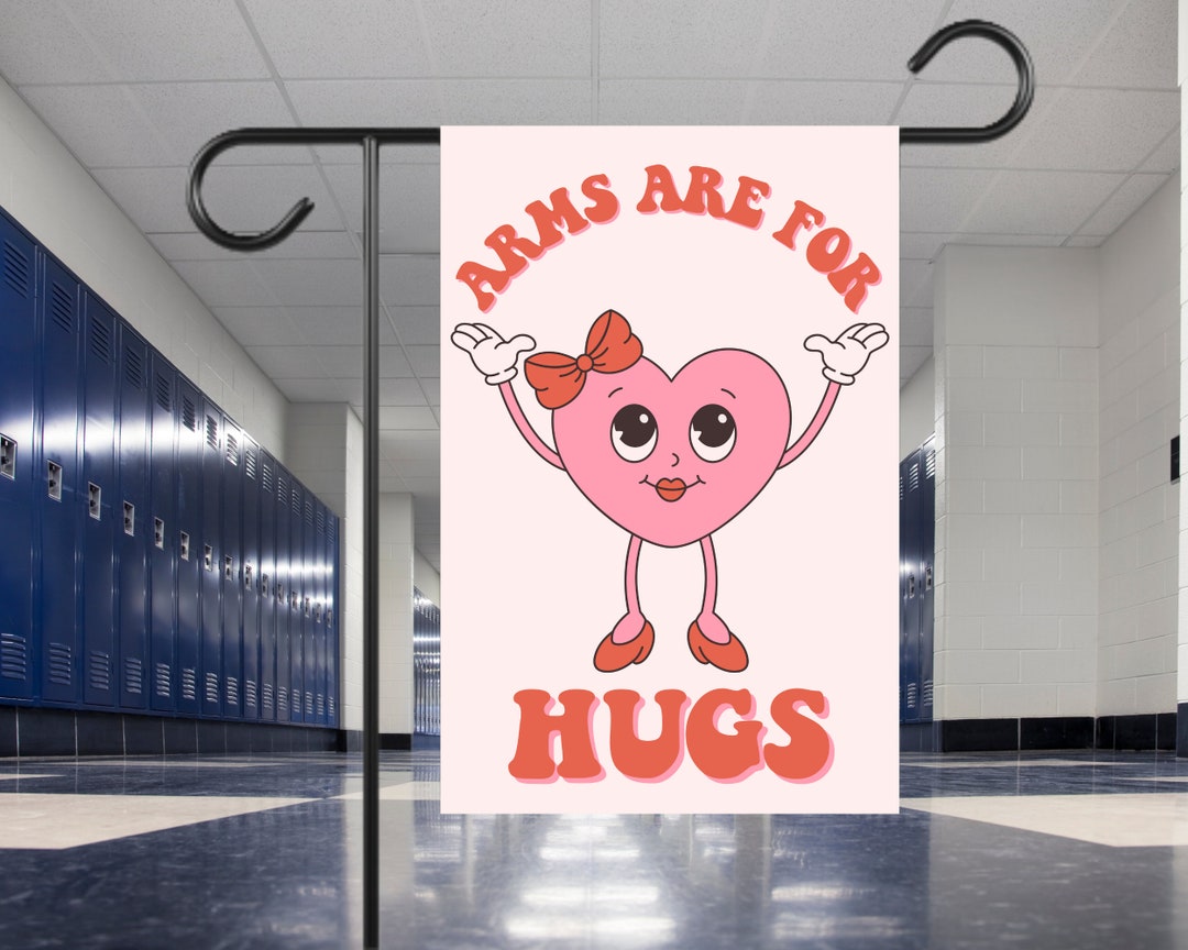 Arms for Hugs Not Guns Yard Flag Liberal Political Protect Kids Lawn ...