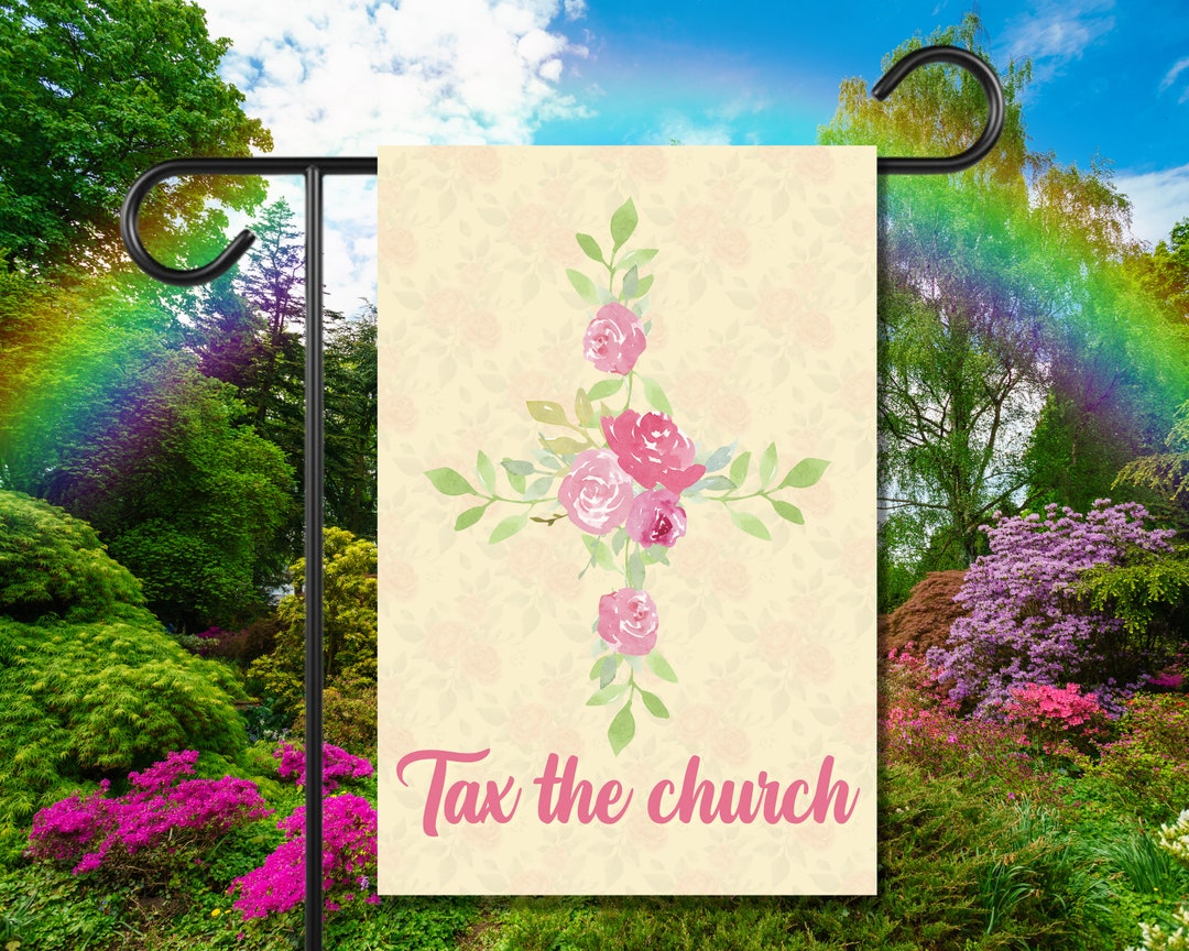 Tax the Church Easter Cross Anti Religion Agnostic Atheist Spring ...