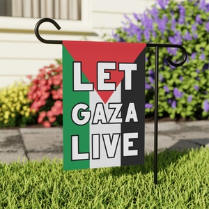 Let Gaza Live Pro Palestine Watermelon Flag Anti Genocide Political ...