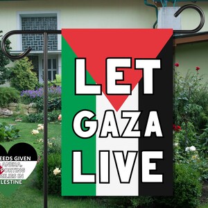 Let Gaza Live Pro Palestine Watermelon Flag Anti Genocide Political ...