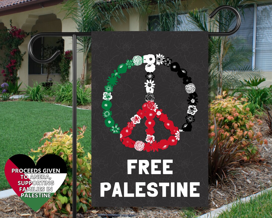 Anti Genocide War Watermelon Resist Yard Flag Pro Palestine Anti ...