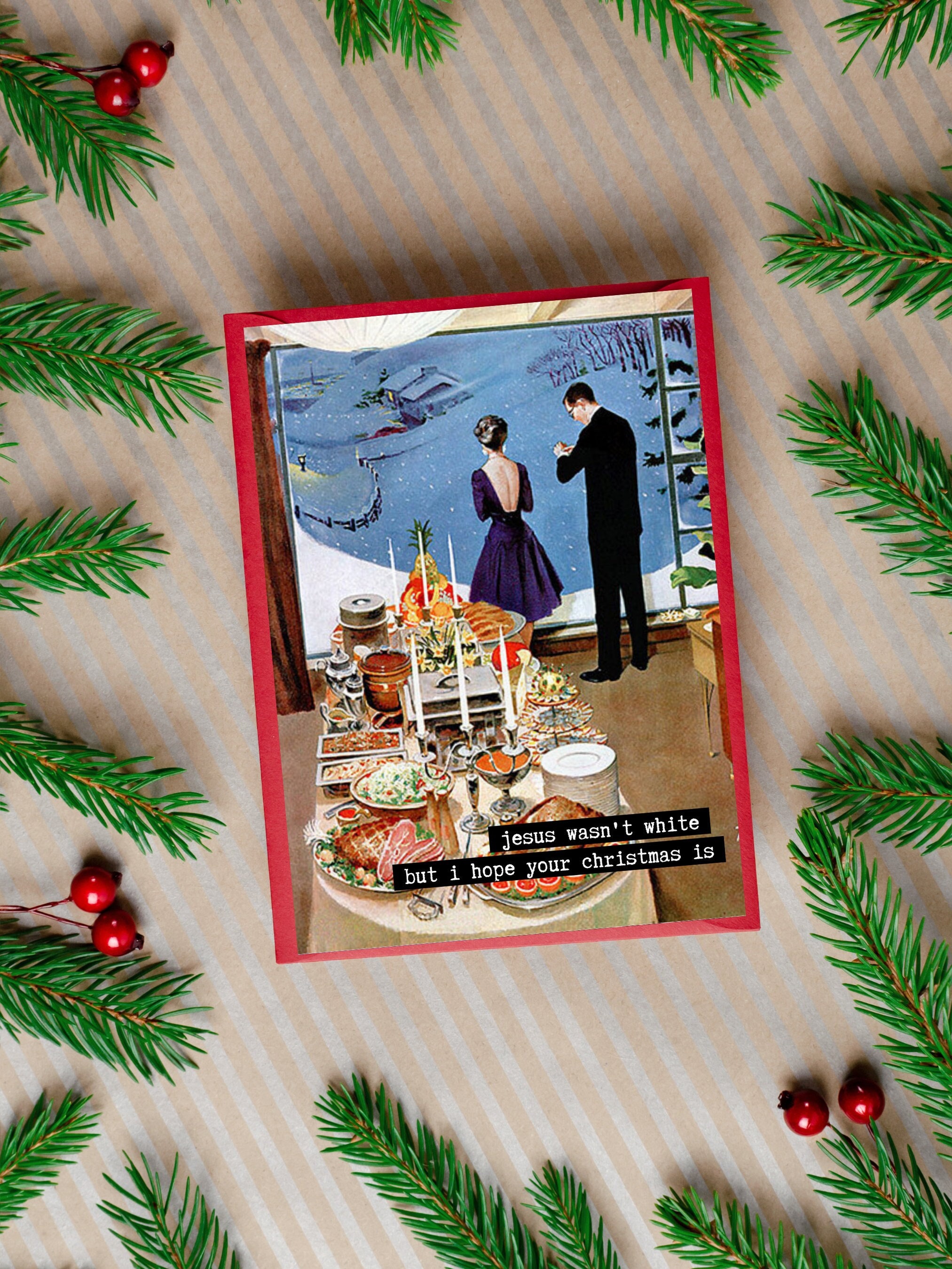 Jesus Wasn't White but I Hope Your Christmas is Liberal - Etsy