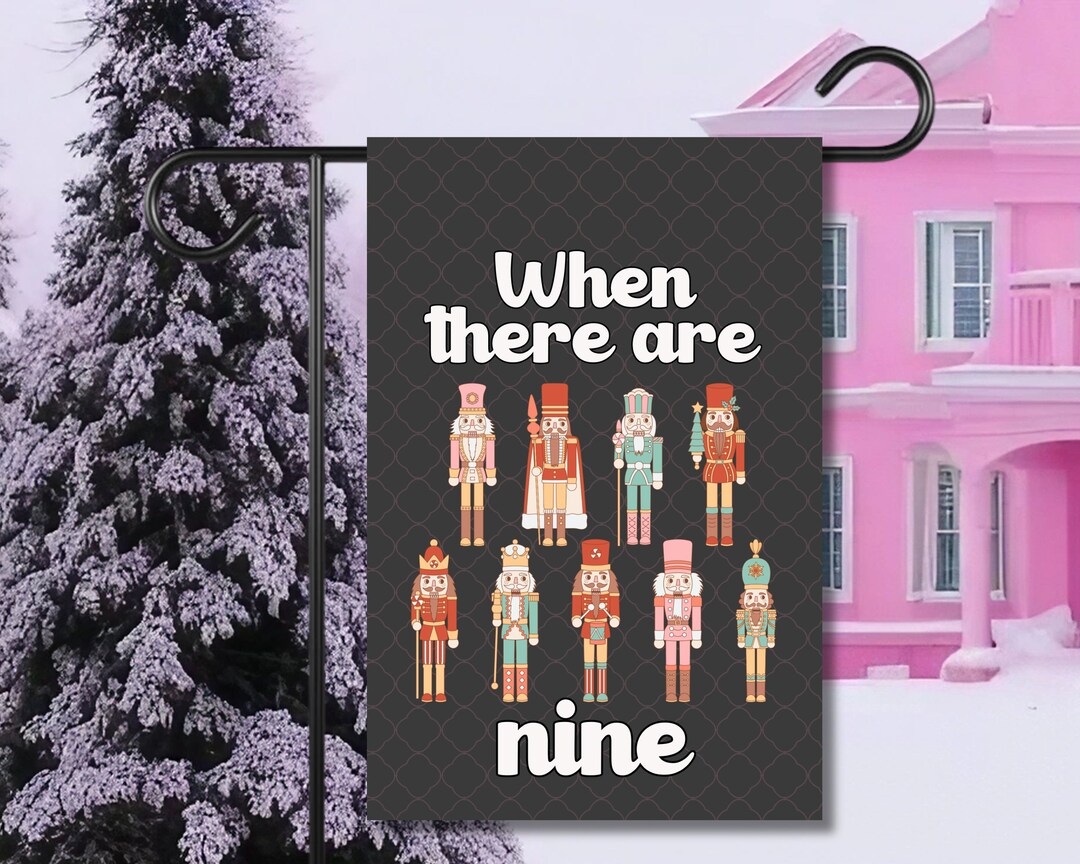 When There Are Nine Notorious RBG Christmas Lawn Sign SCOTU Nutcracker ...