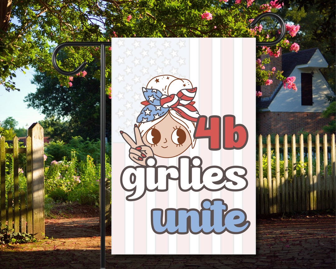 4b Feminist Pro Choice 4th of July Summer Yard Flag Liberal Leftist ...