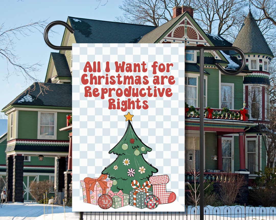 Feminism Liberal Holiday Yard Flag Equal Rights Lawn Sign Pro Choice ...