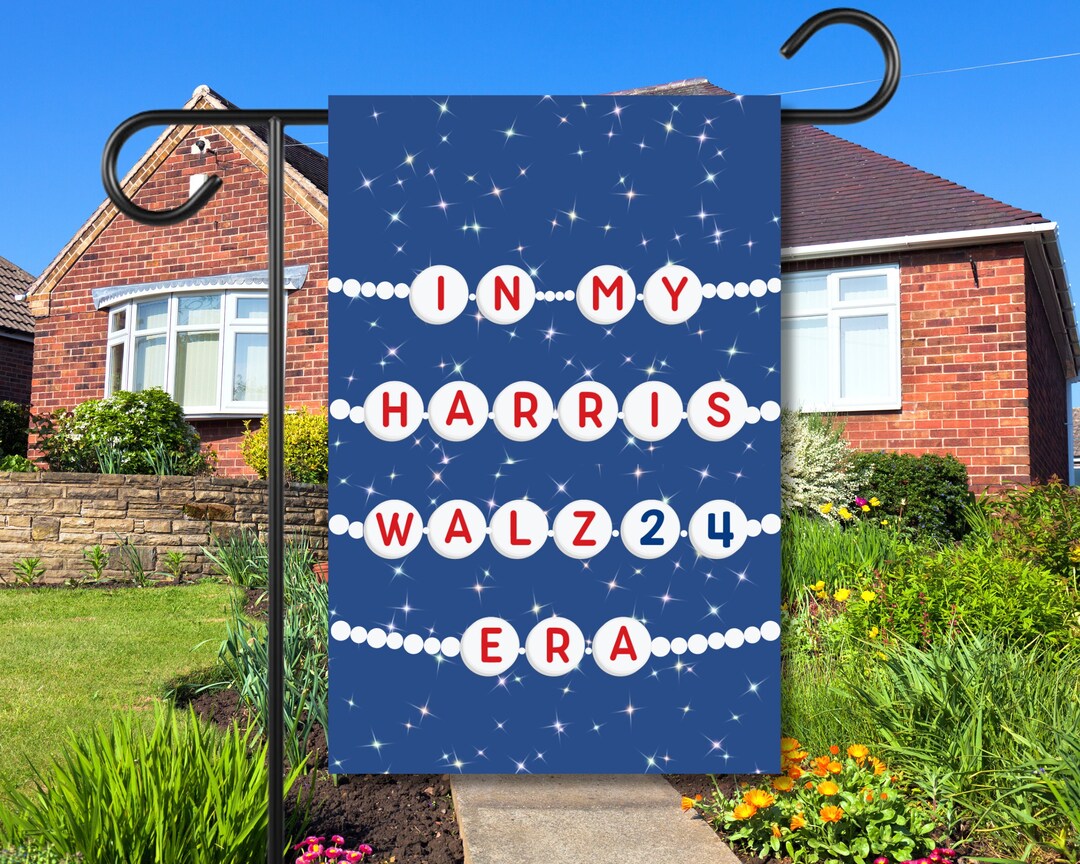 Kamala Harris Walz 2024 Election Liberal Lawn Sign Swiftie Friendship ...