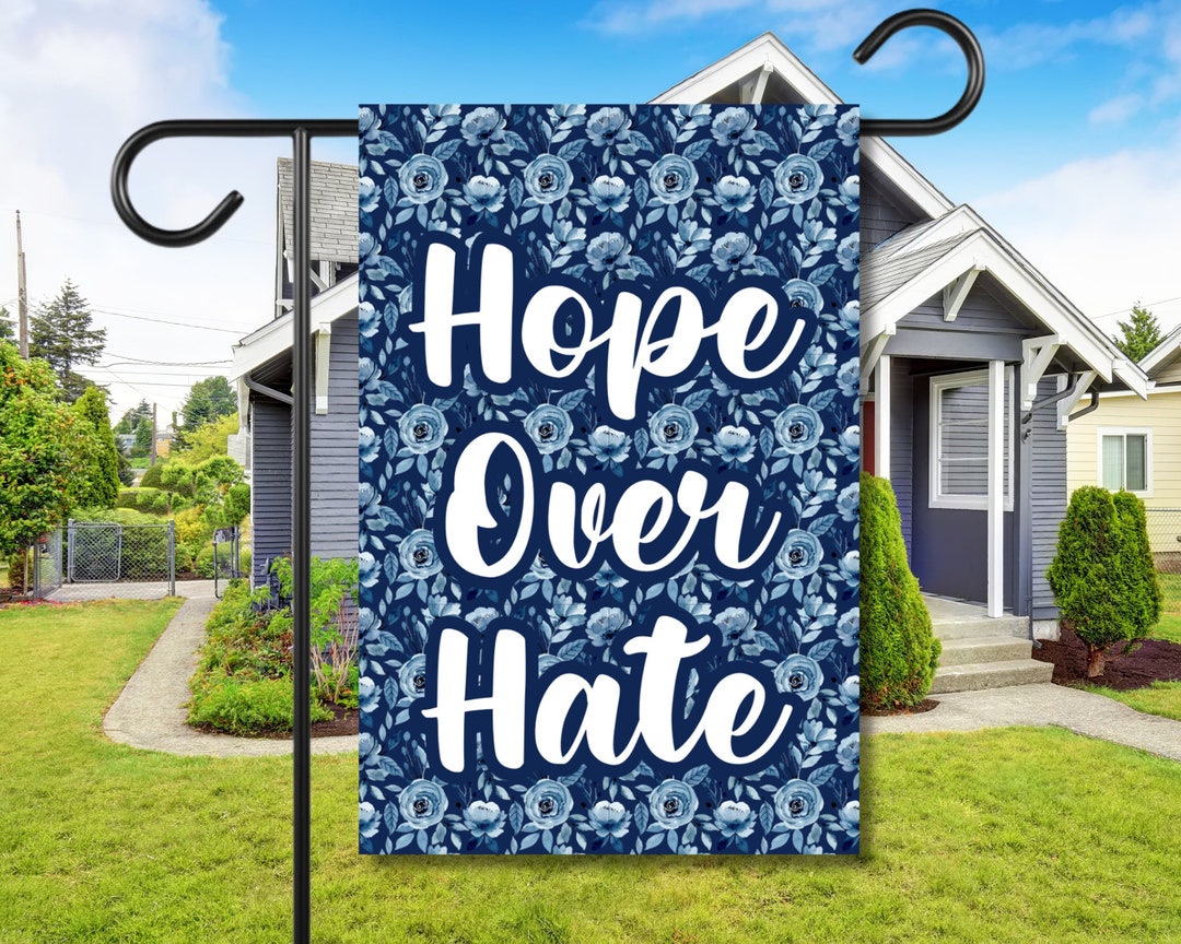 Liberal Lawn Sign Kamala Harris for President Leftist Garden Flag Hope ...