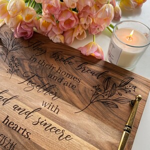 Serving Tray With Handles | Personalized Wooden Tray | Serving Board ...