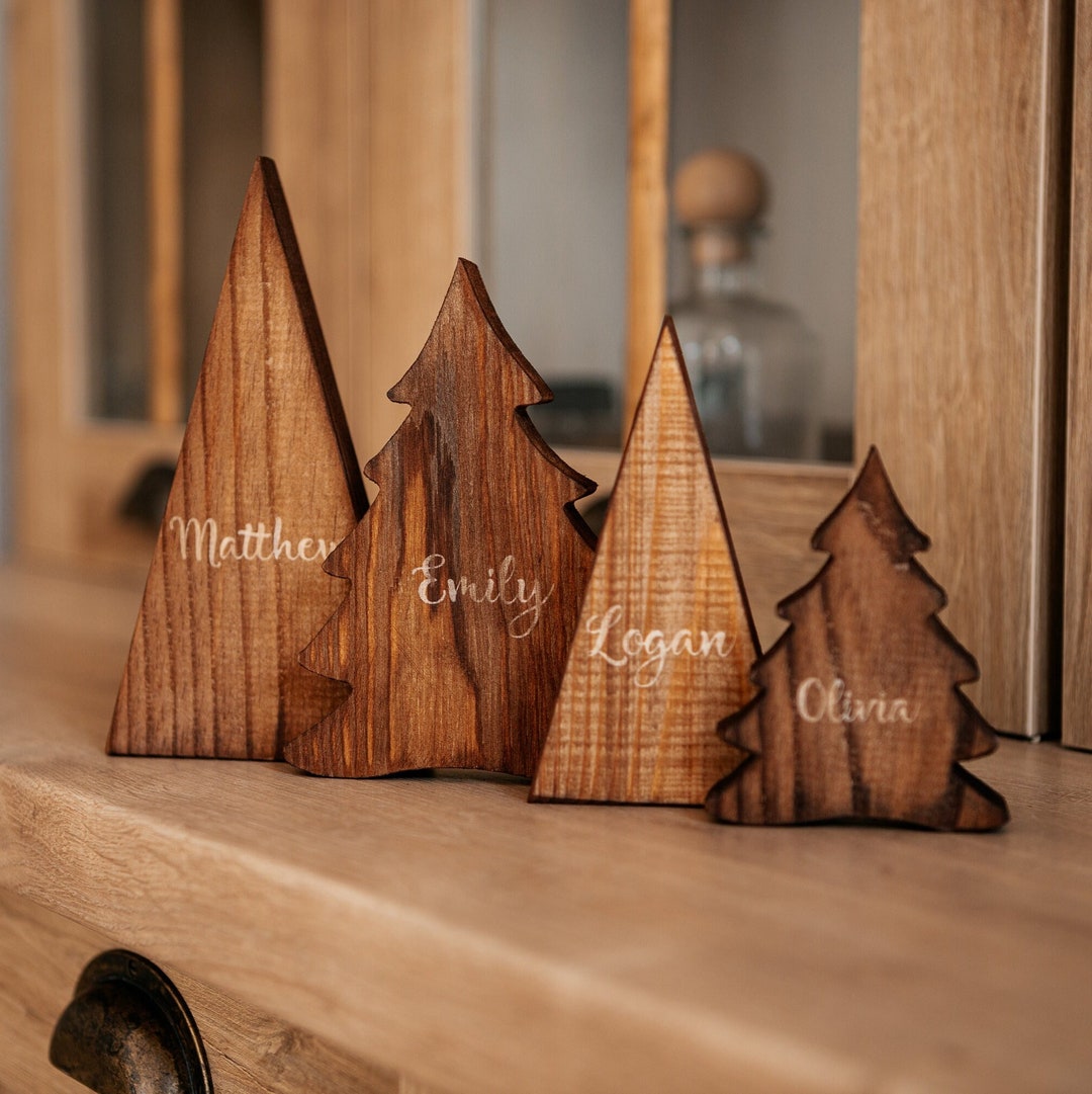 Personalized Christmas Gift Wooden Christmas Tree Family Christmas ...
