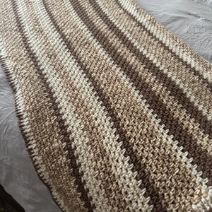 Shades of Tan Handmade Crochet Afghan - Etsy