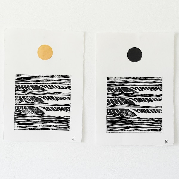 Linoldruck - Etsy.de