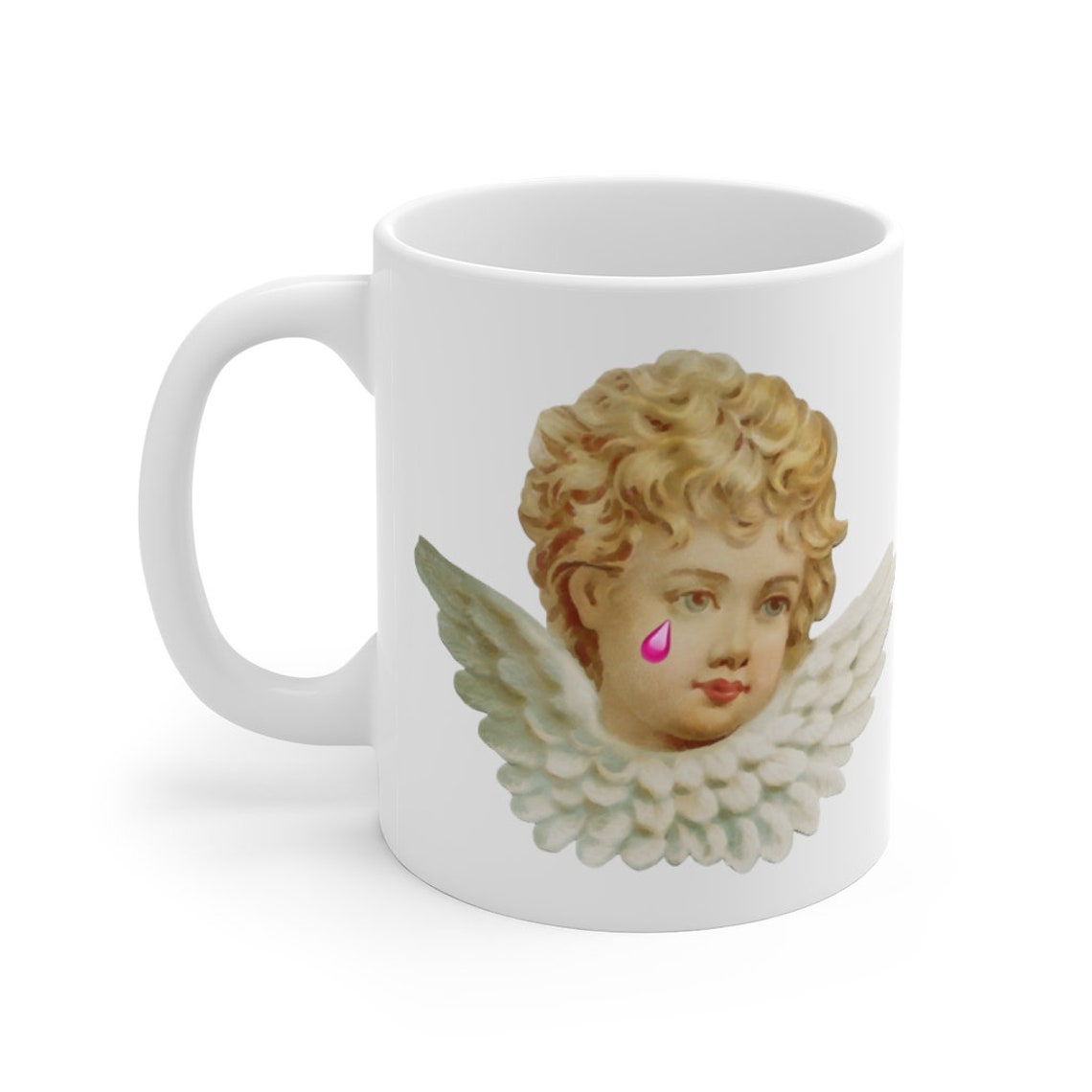 ANGEL MUG cute trendy coffee cup. | Etsy