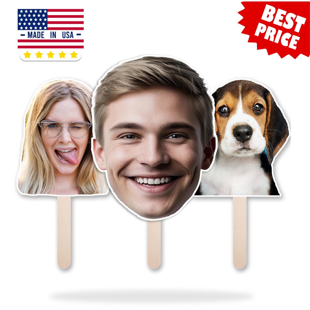 Custom Big Head Cutouts, Head Cutout, Personalized Big Face, Custom Big ...