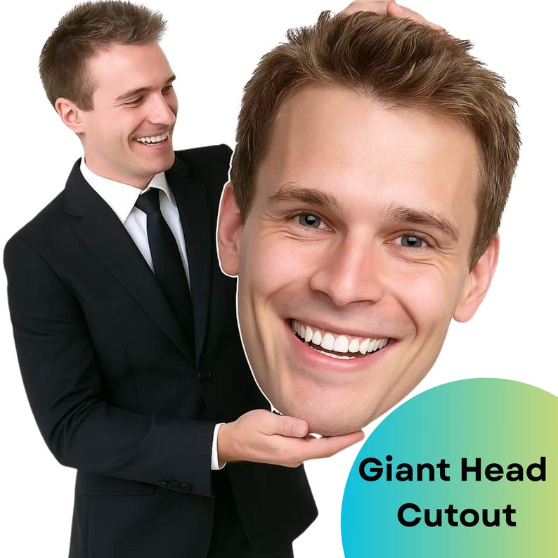 Custom Big Head Cutout, Customize Giant Fat Heads, Custom Photo, Fun ...