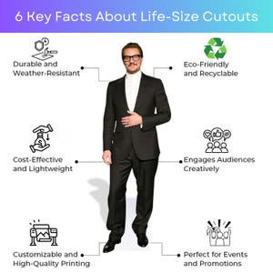 Custom Life Size Cutout, Personalized Standup, Custom Cardboard Cutout ...