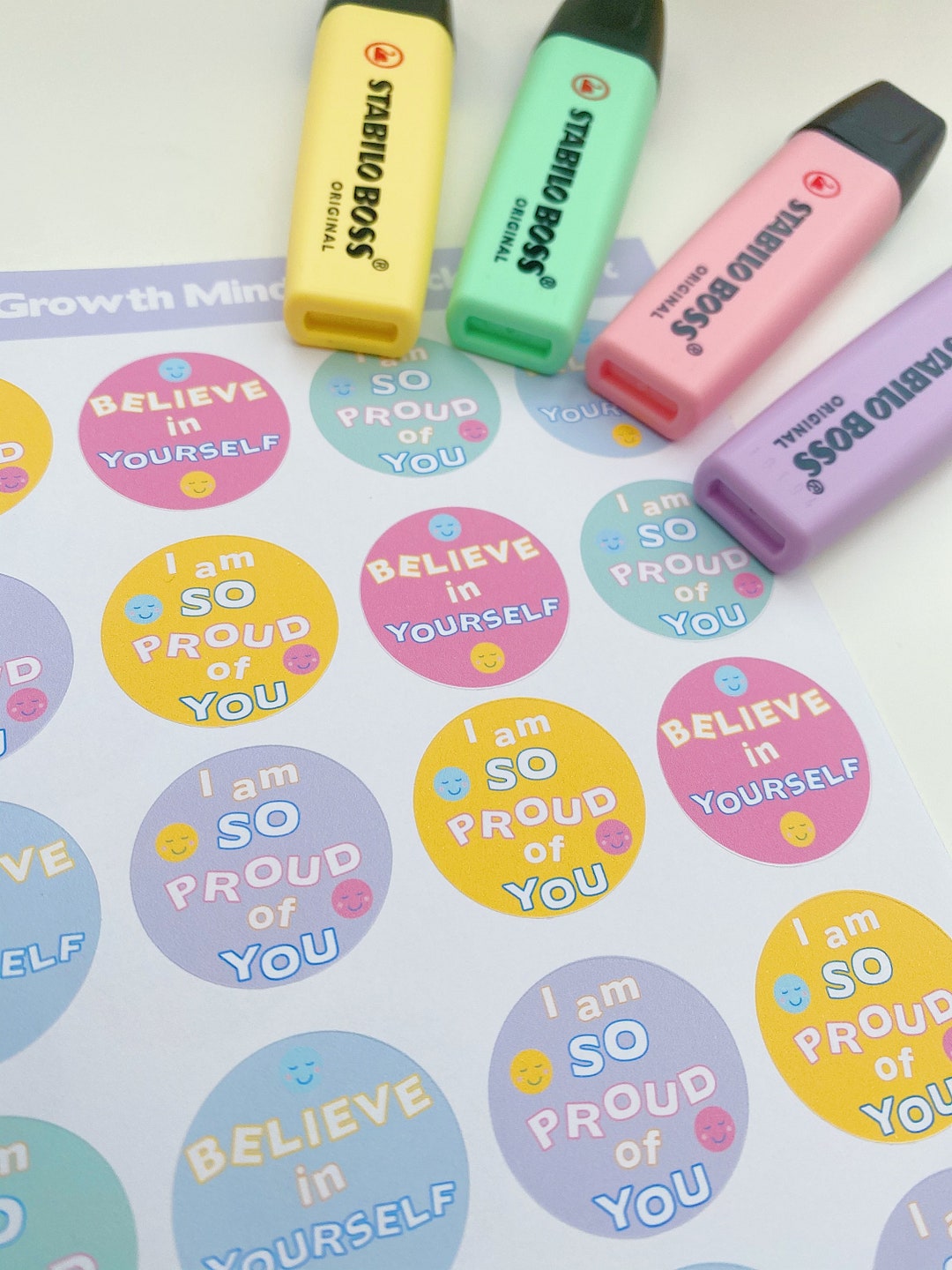 Teacher Reward Sticker. Growth Mindset Sticker.reward Sticker.teacher ...