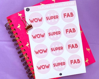 Bright Bold Stickers - Etsy